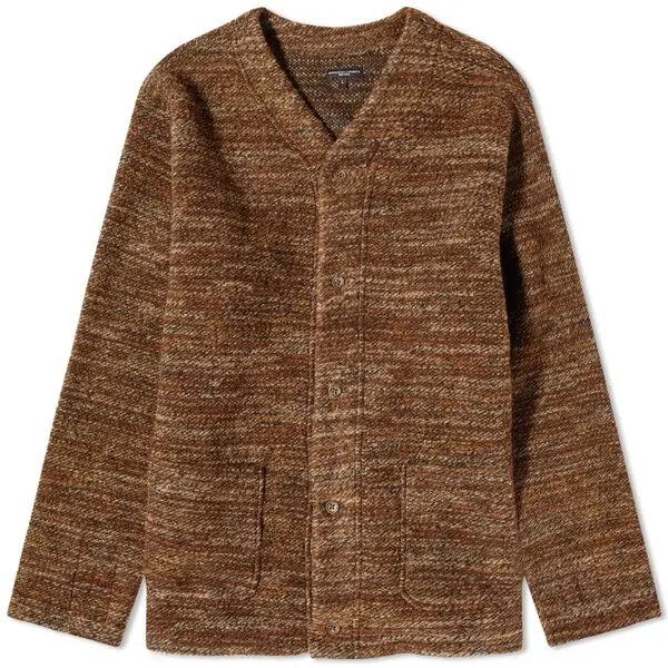 トップス ENGINEERED GARMENTS Knit Cardigan Engineered Garments Knit Cardigan, Grey – Glasswing